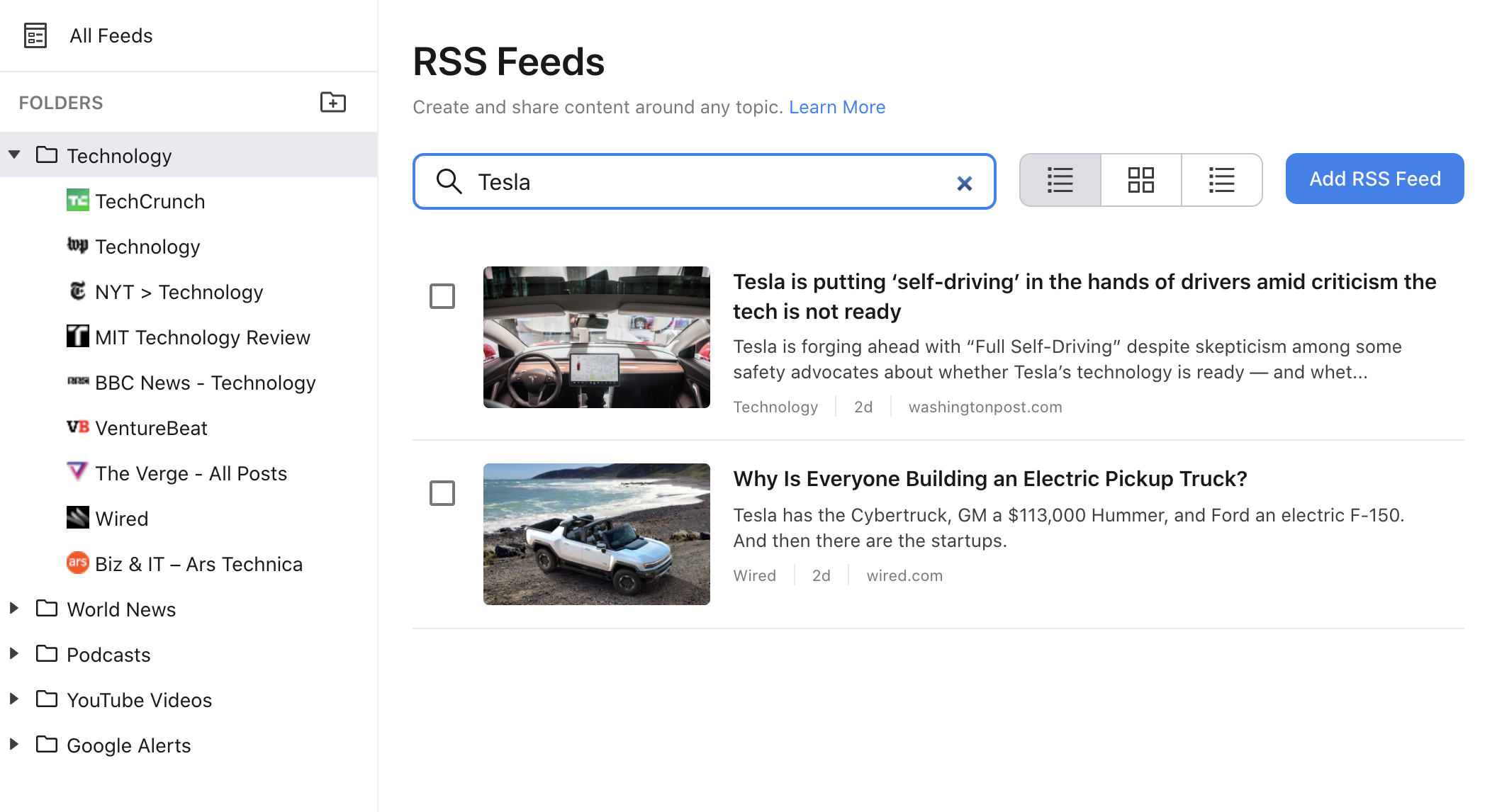 elink.io | RSS Feed Reader to Create News Feeds